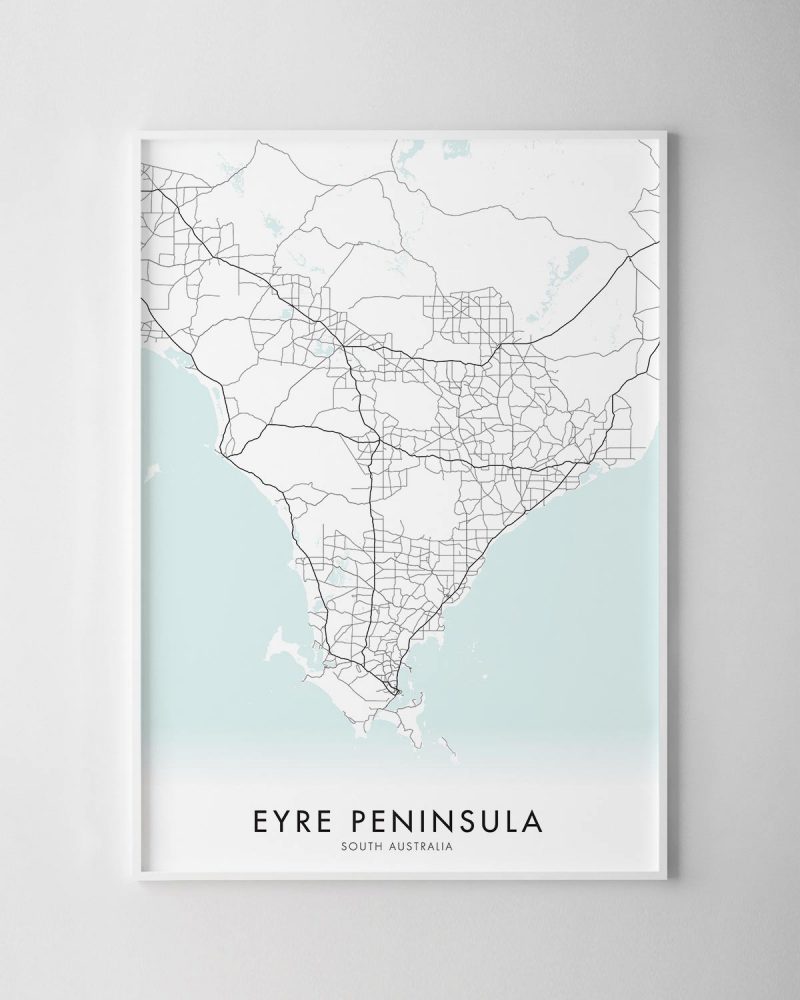 Eyre Peninsula Map Print - Chelsea Chelsea