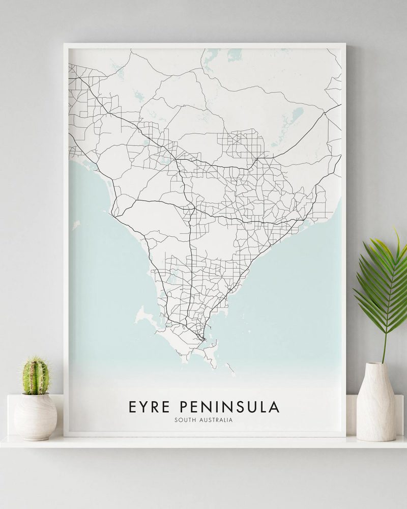 Eyre Peninsula Map Print - Chelsea Chelsea