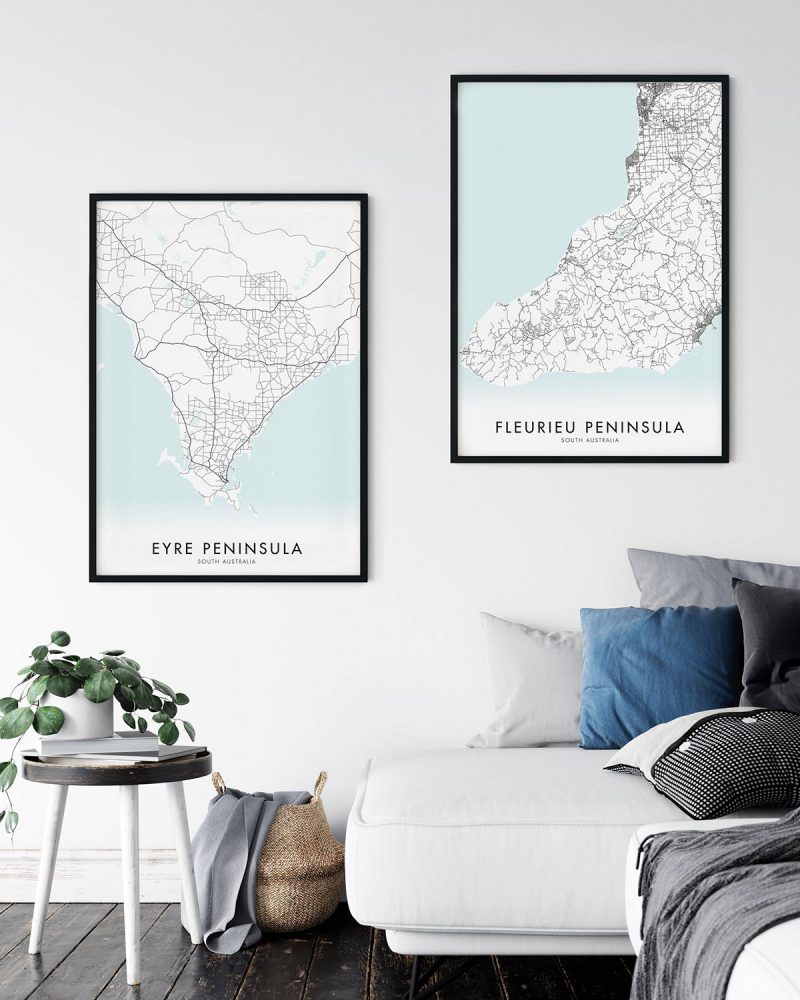 Eyre Peninsula Map Print - Chelsea Chelsea