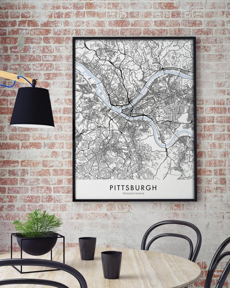 Pittsburgh Map Print - Chelsea Chelsea
