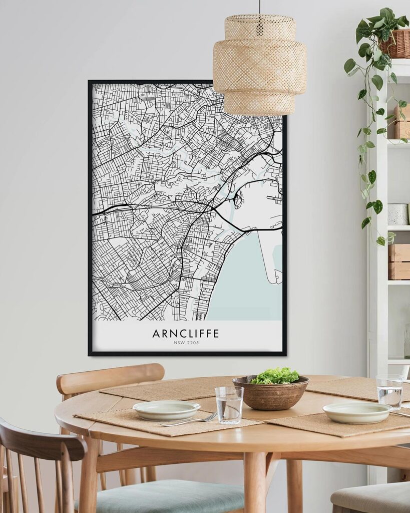 Sydney – Arncliffe Map Print • Wall Art Print • Chelsea Chelsea
