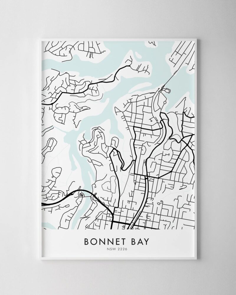 Sydney – Bonnet Bay Map Print - Chelsea Chelsea