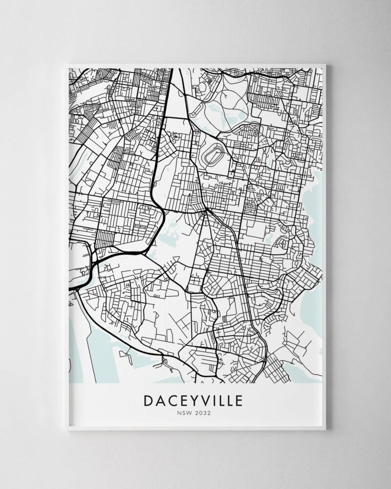 Sydney – Daceyville Map Print - Chelsea Chelsea