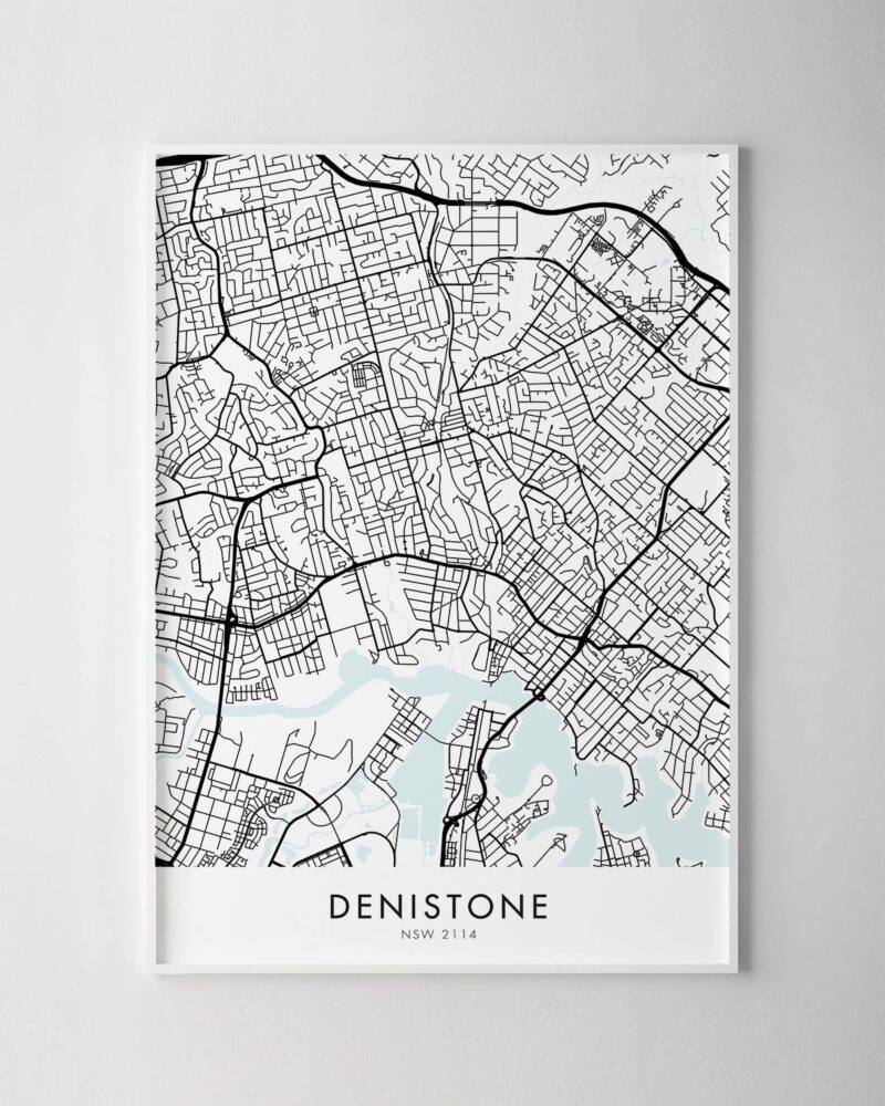 Sydney – Denistone Map Print - Chelsea Chelsea