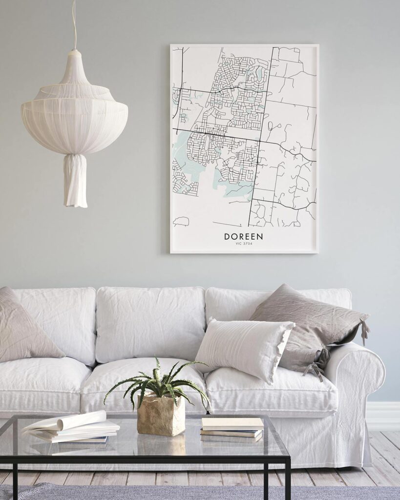 Melbourne – Doreen Map Print - Chelsea Chelsea