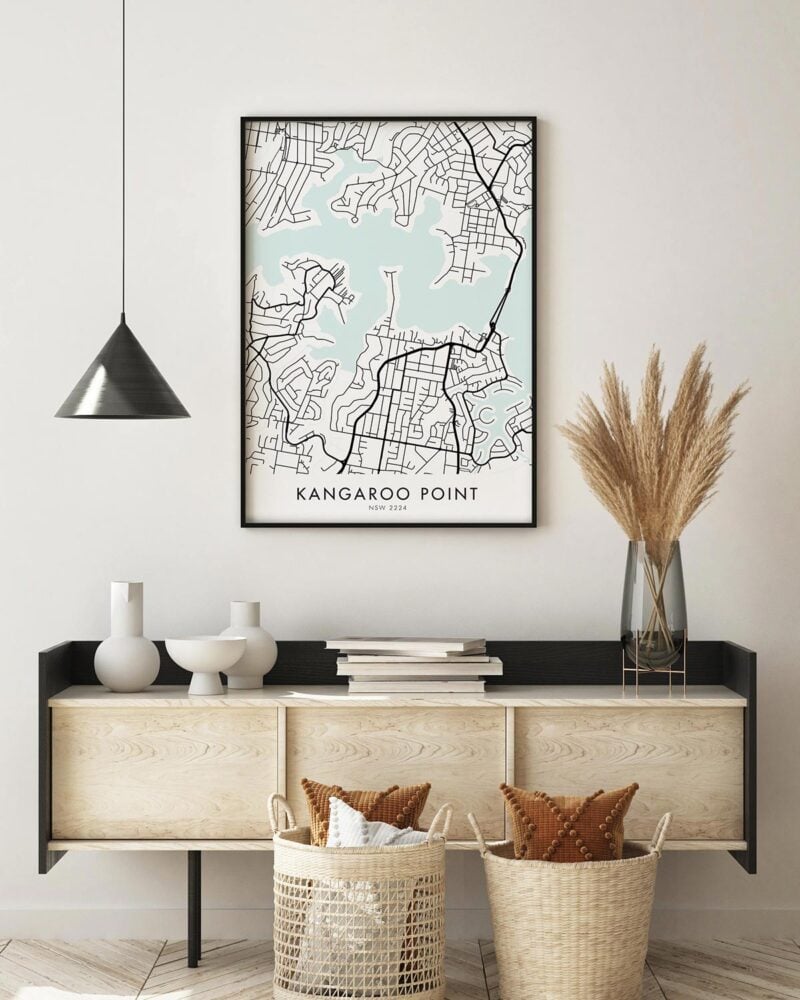 Sydney – Kangaroo Point Map Print - Chelsea Chelsea