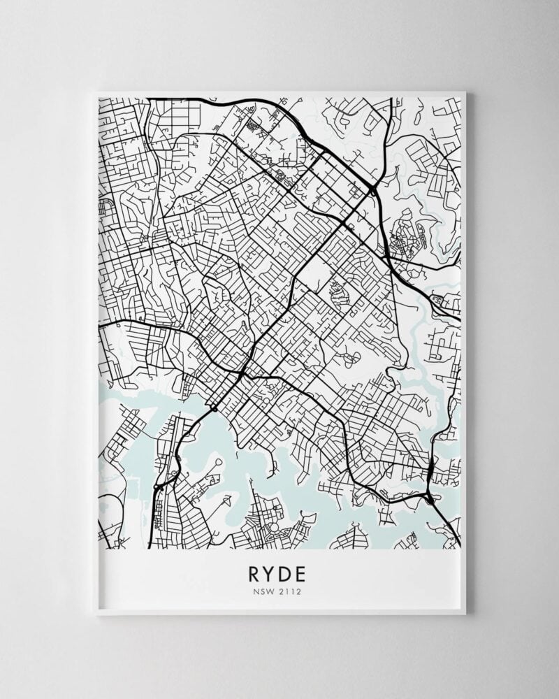 Sydney – Ryde Map Print - Chelsea Chelsea