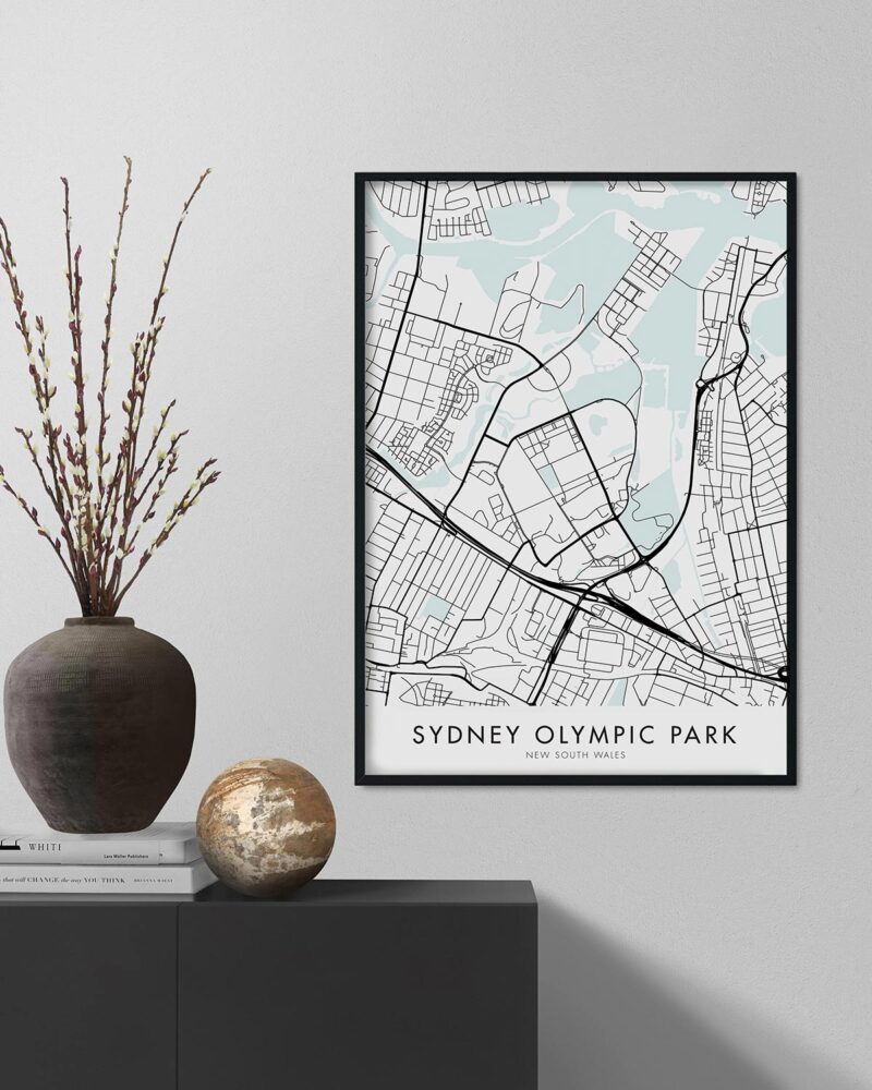 Sydney Olympic Park Map Print - Chelsea Chelsea