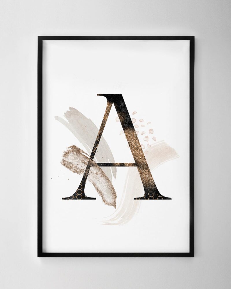 Letter A Print - Chelsea Chelsea