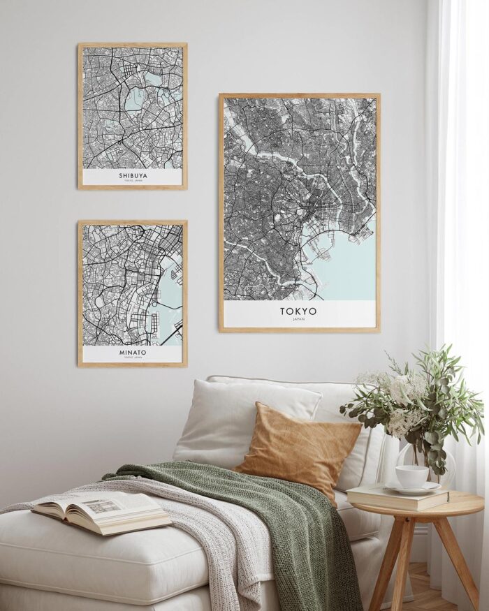 Tokyo – Minato Map Print - Chelsea Chelsea