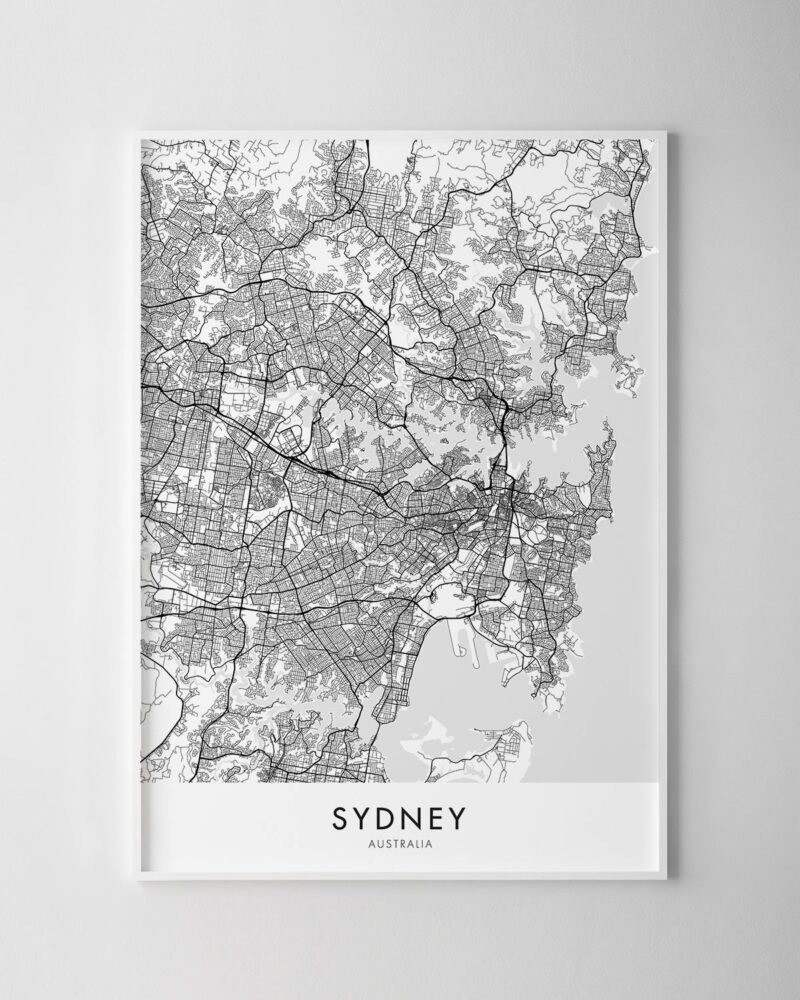 Sydney Map Print - Chelsea Chelsea