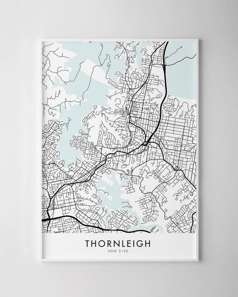 Sydney – Thornleigh Map Print • Chelsea Chelsea