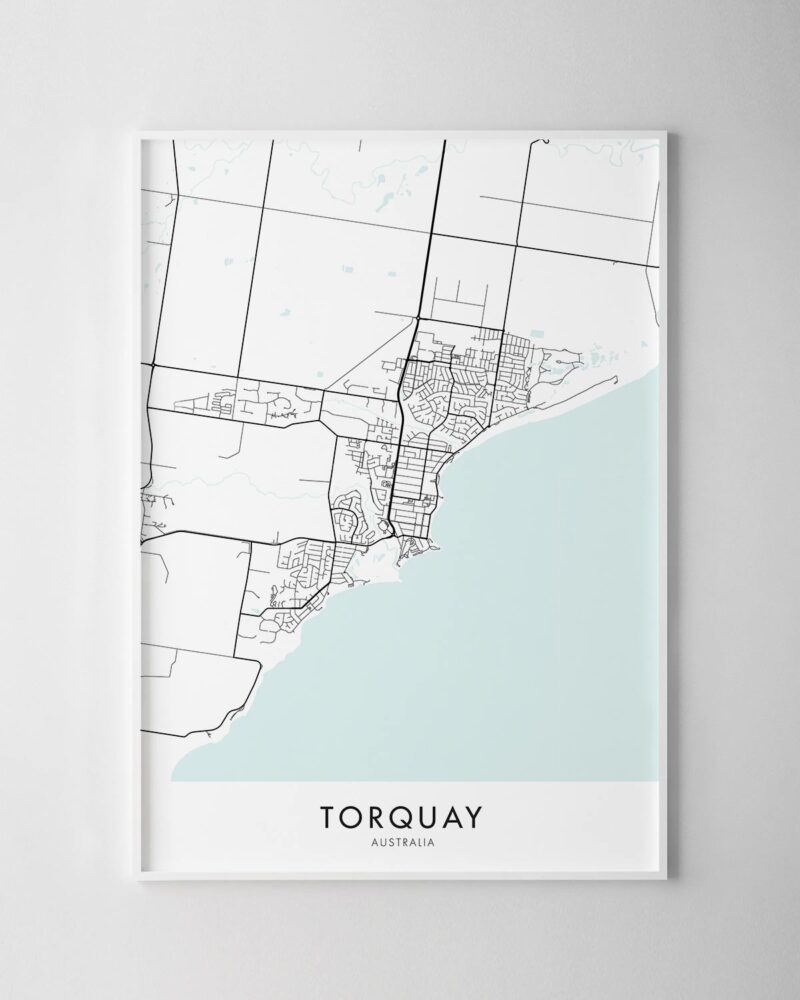 Torquay Map Print - Chelsea Chelsea