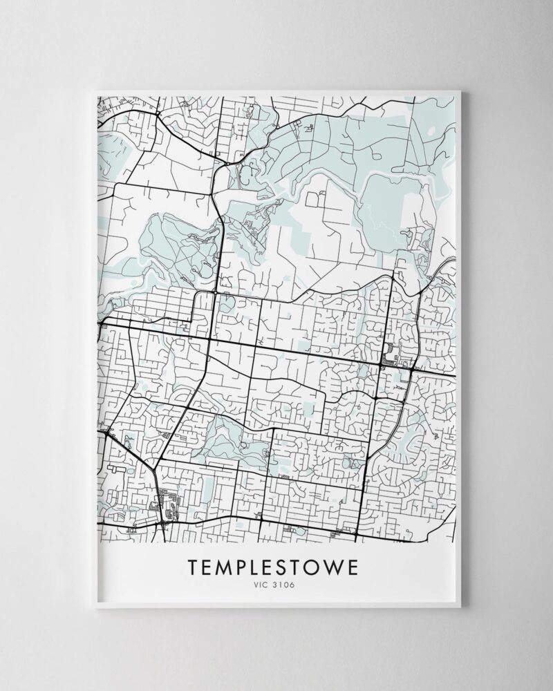 Melbourne – Templestowe Map Print - Chelsea Chelsea