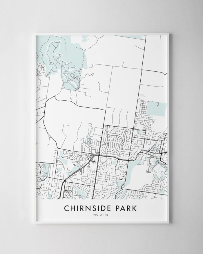 Melbourne – Chirnside Park Map Print - Chelsea Chelsea