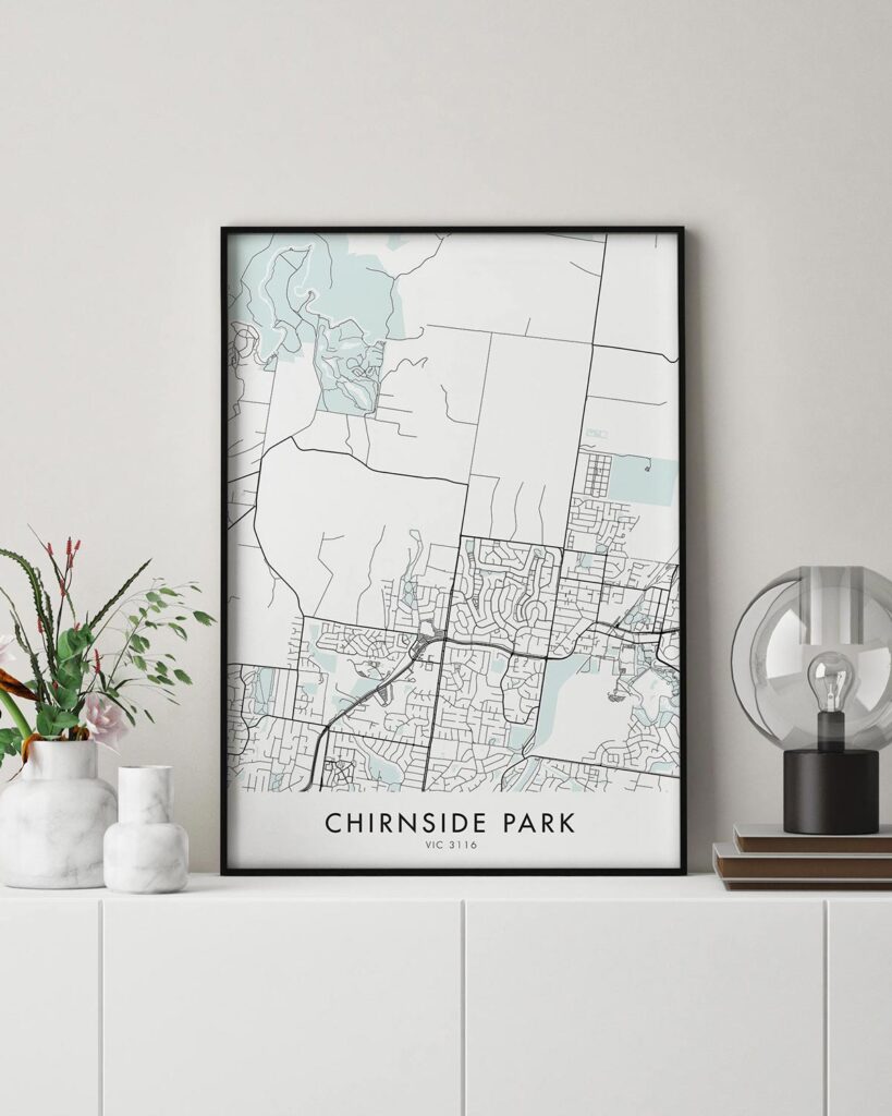 Melbourne – Chirnside Park Map Print - Chelsea Chelsea