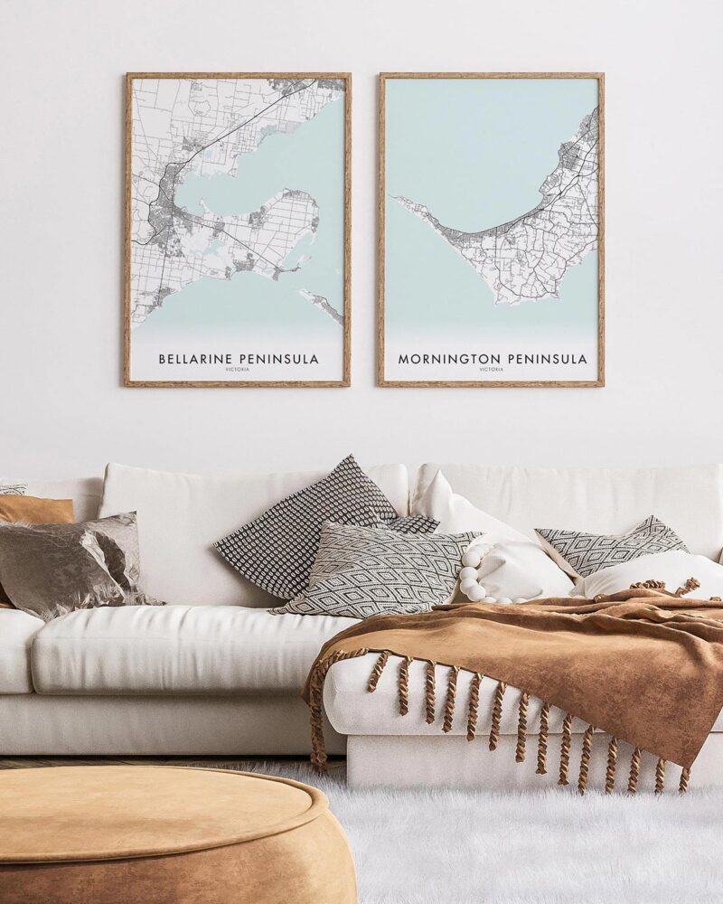 Bellarine Peninsula Map Print - Chelsea Chelsea