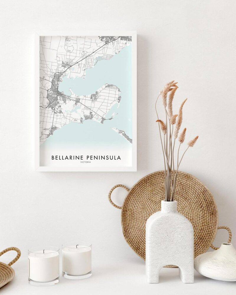 Bellarine Peninsula Map Print • Wall Art Print • Chelsea Chelsea