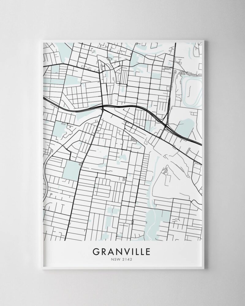 Sydney – Granville Map Print • Chelsea Chelsea