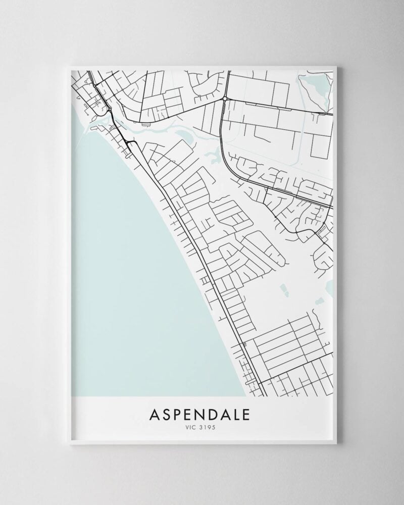 Melbourne – Aspendale Map Print - Chelsea Chelsea