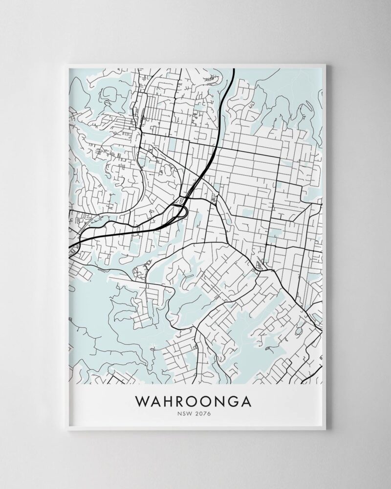 Sydney – Wahroonga Map Print • Chelsea Chelsea
