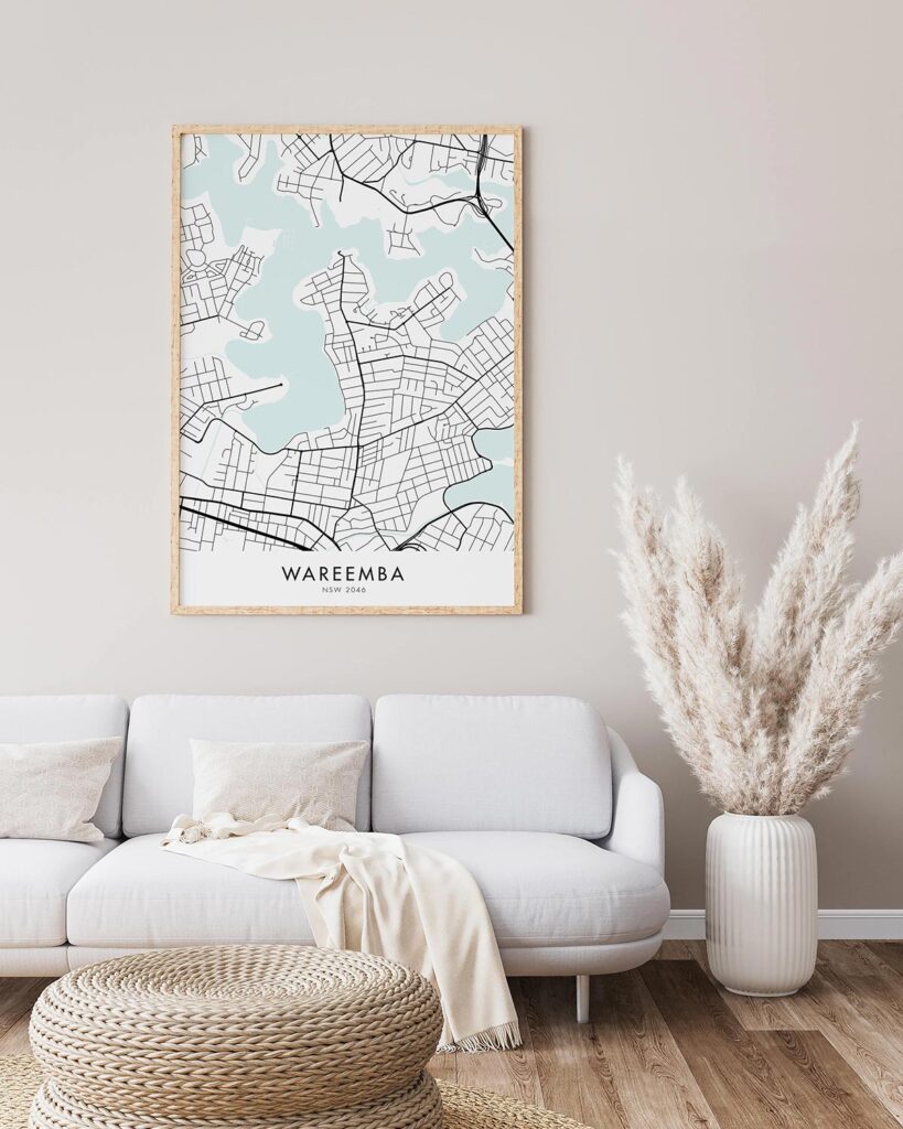 Sydney – Wareemba Map Print - Chelsea Chelsea