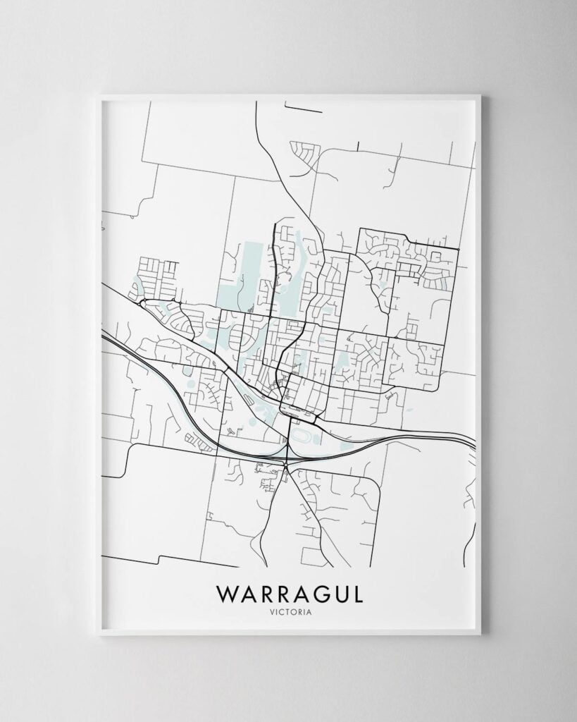 Warragul VIC Map Print - Chelsea Chelsea