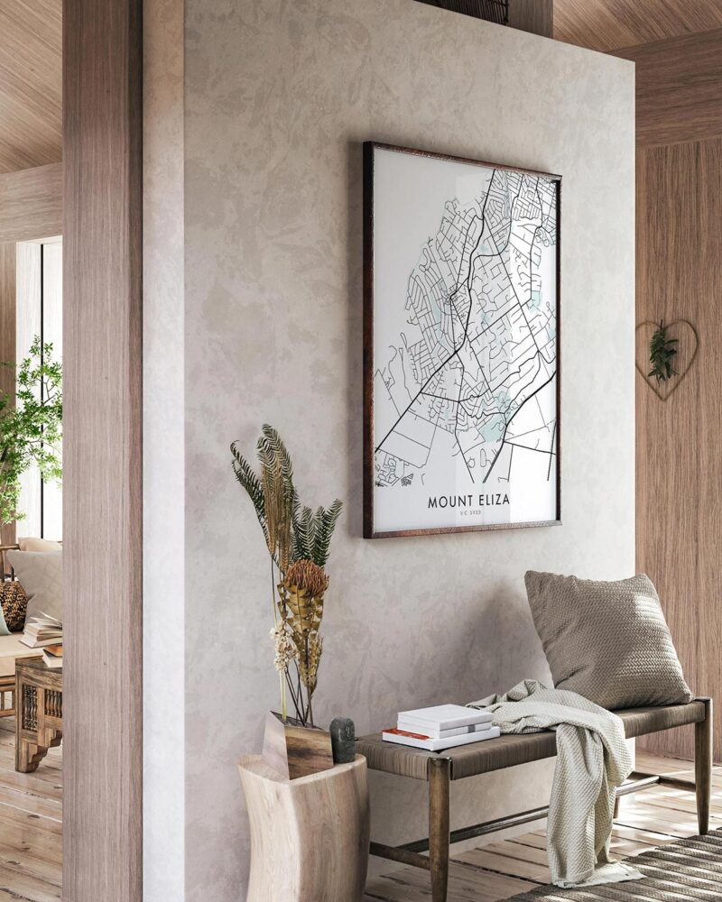 Melbourne – Mount Eliza Map Print • Chelsea Chelsea