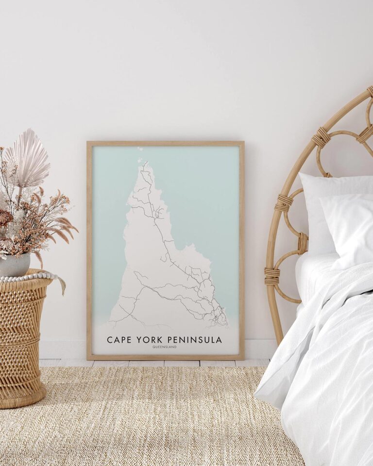 Cape York Peninsula Map Print • Wall Art Print • Chelsea Chelsea
