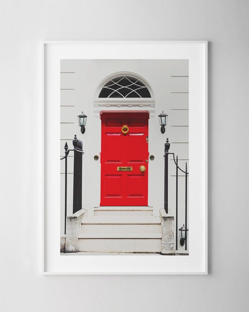 Red Door Print - Chelsea Chelsea