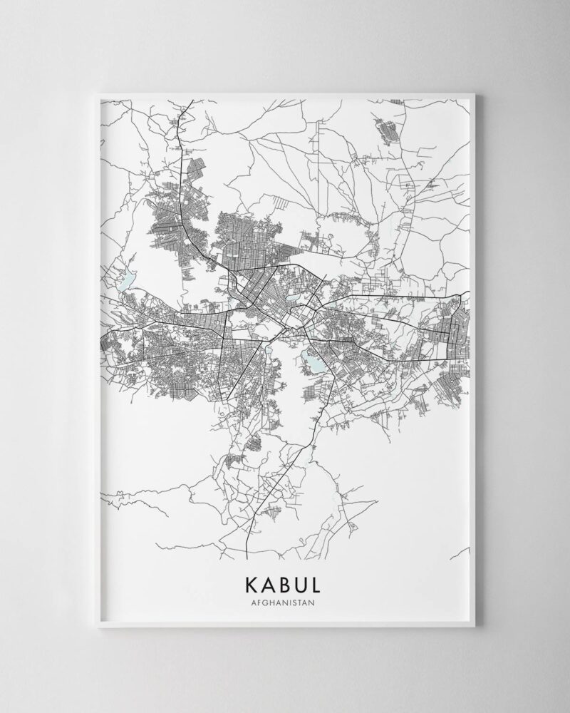 Kabul Map Print - Chelsea Chelsea