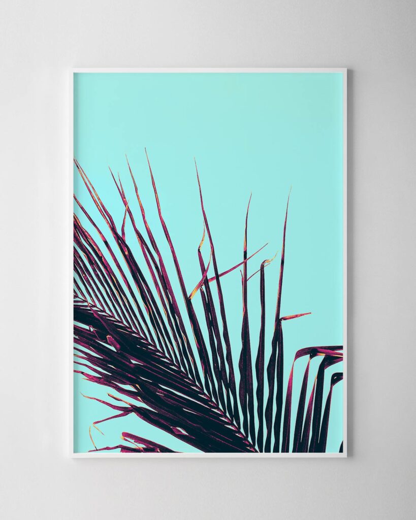 Retro Palm Print No.3 - Chelsea Chelsea