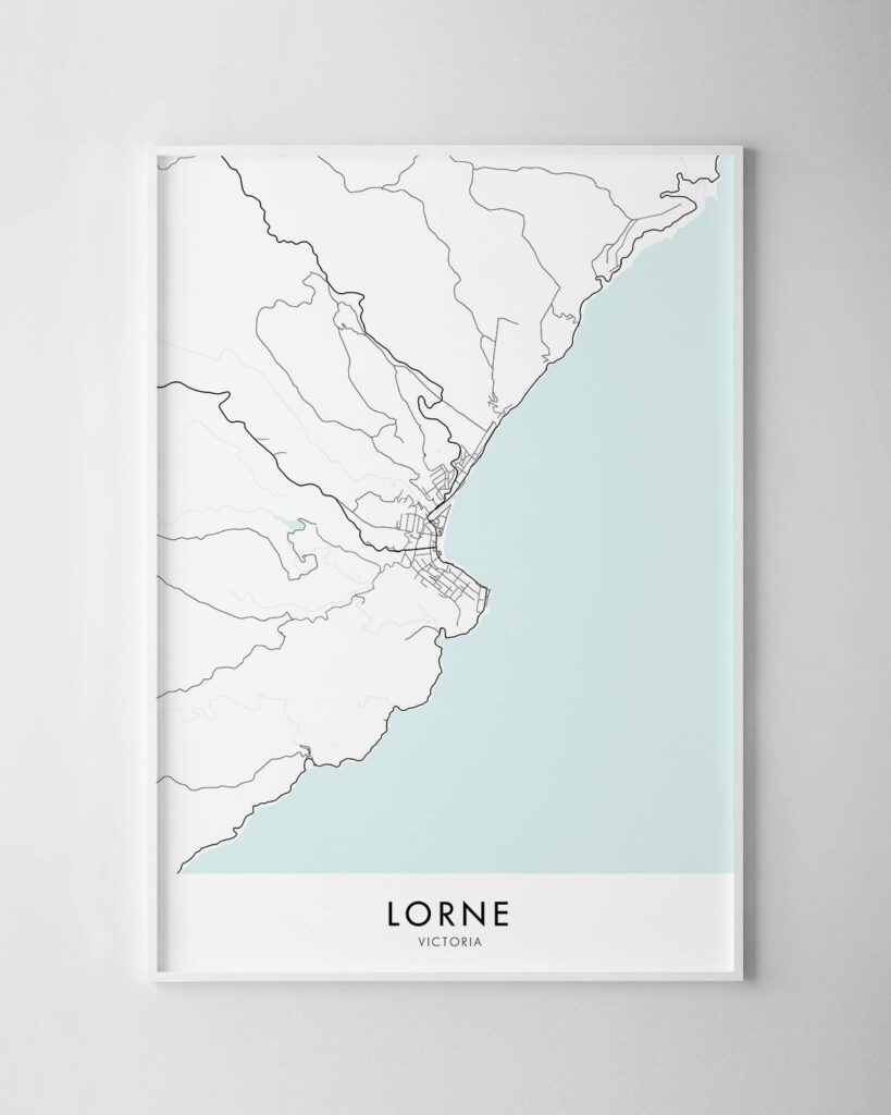 Lorne Map Print - Chelsea Chelsea