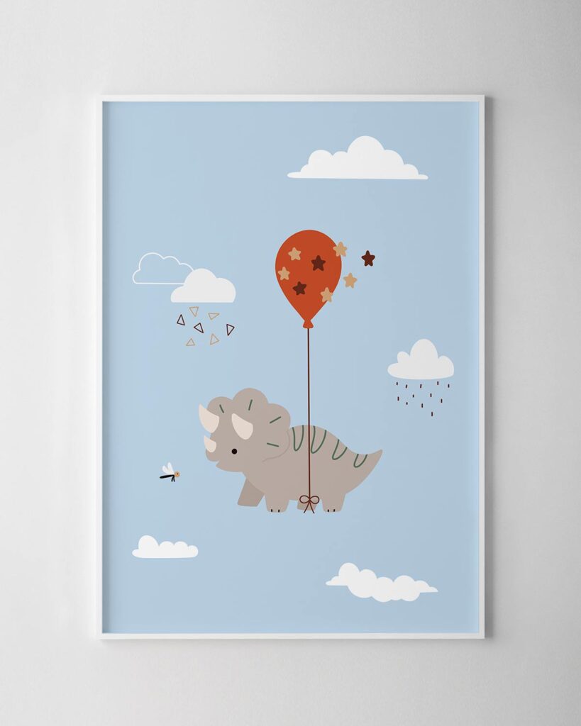 Dinosaur Print - Balloon - Chelsea Chelsea