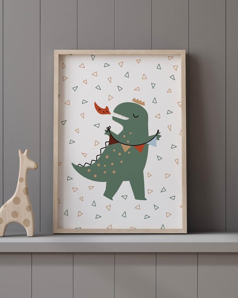 King Dino Print - Chelsea Chelsea