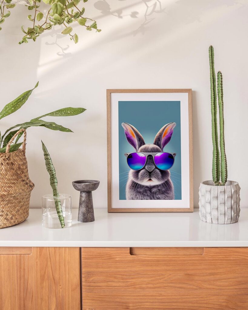 Glamorous Bunny Print - Chelsea Chelsea