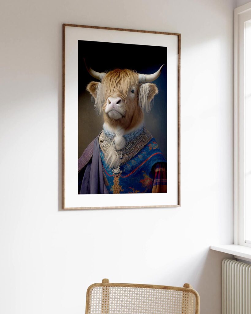 Renaissance Highland Cow Print - Chelsea Chelsea