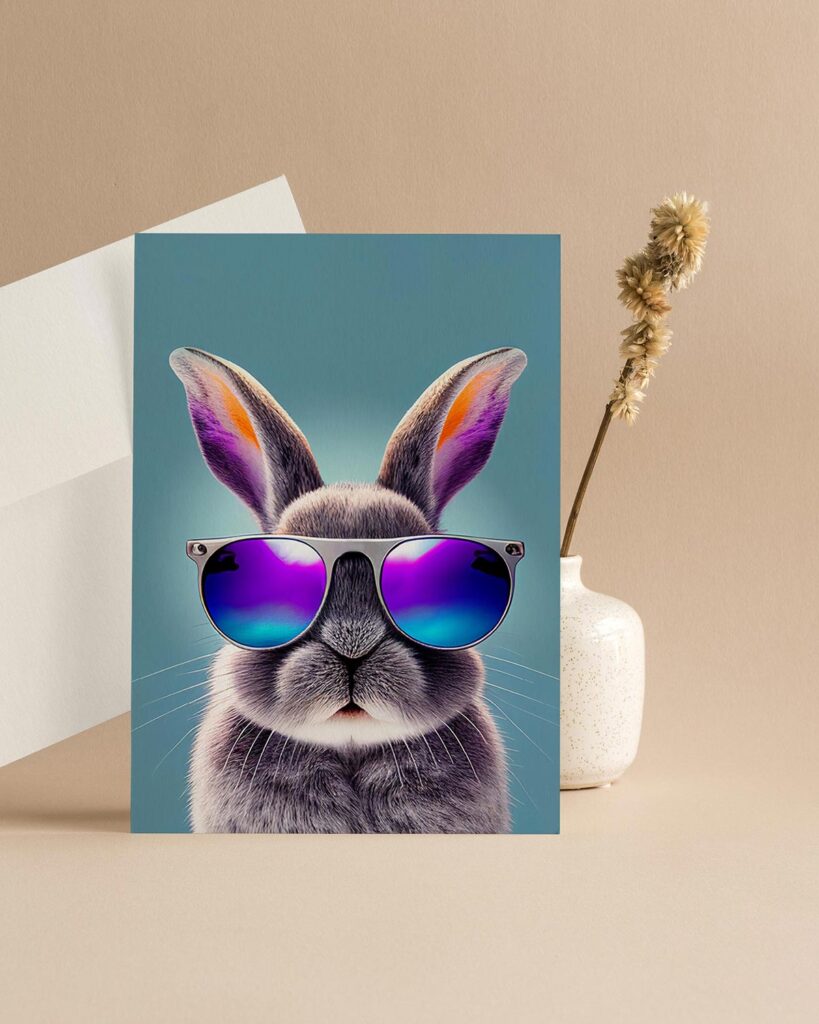 Glamorous Bunny Card - Chelsea Chelsea