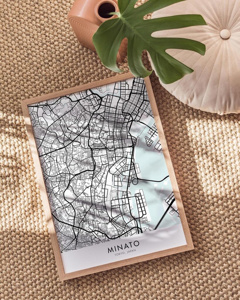 Tokyo – Minato Map Print - Chelsea Chelsea