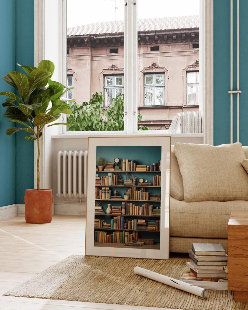 Bookshelf Print - Chelsea Chelsea