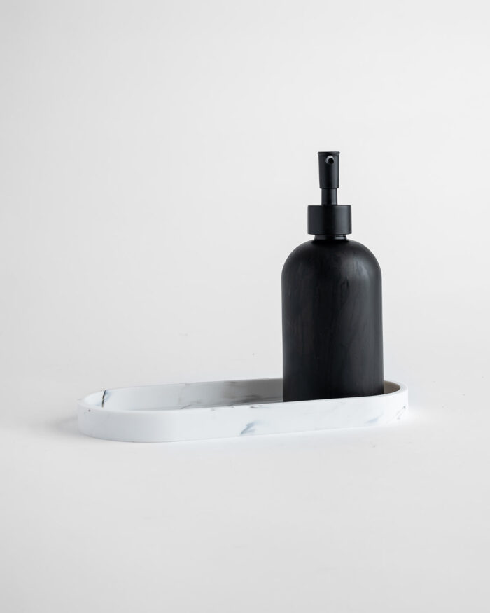 Silicone Marble-Look Tray – White - Chelsea Chelsea