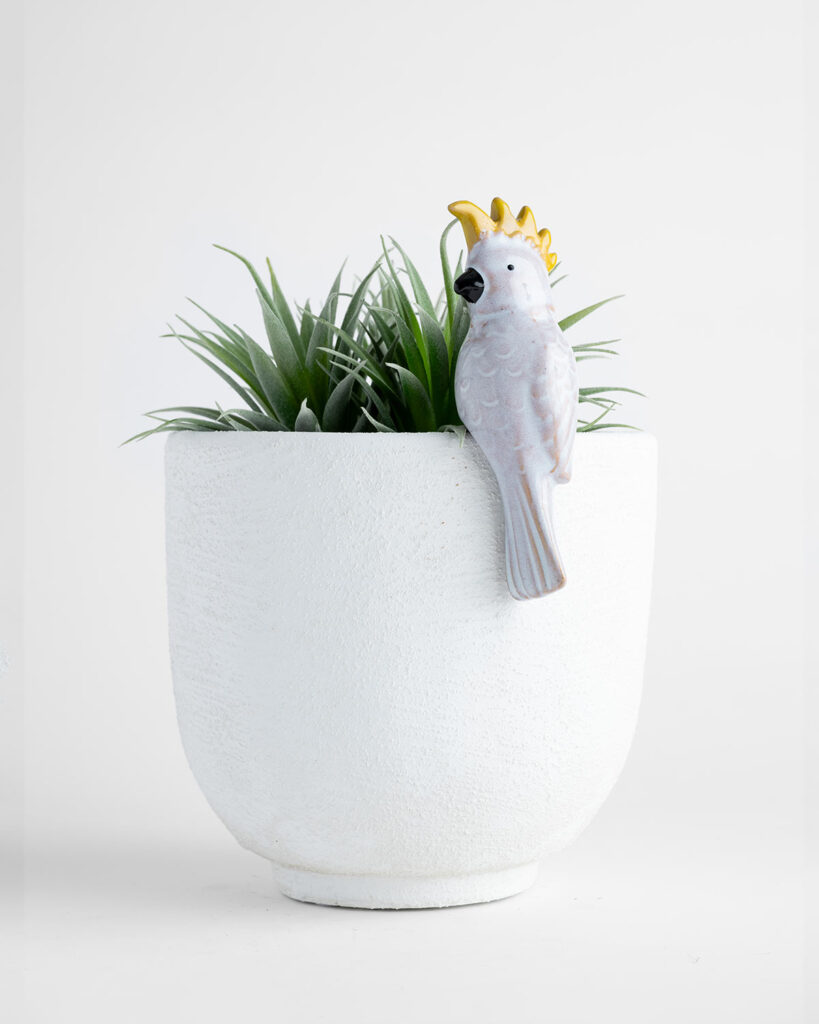 Cockatoo Pot Hanger • Chelsea Chelsea