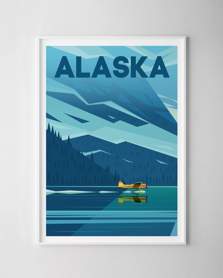 Alaska Travel Poster - Chelsea Chelsea