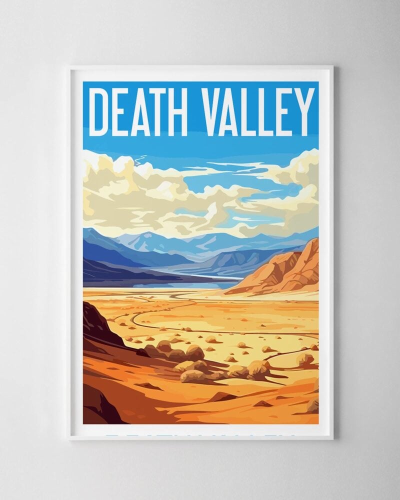 Death Valley Travel Poster - Chelsea Chelsea
