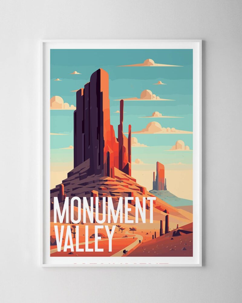 Monument Valley Travel Poster - Chelsea Chelsea