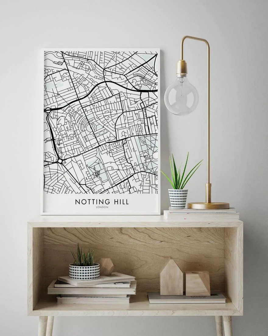 Notting Hill, London Map Print - Chelsea Chelsea