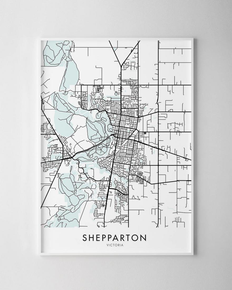 Shepparton VIC Map Print - Chelsea Chelsea