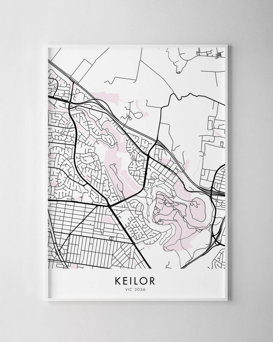Melbourne – Keilor Map Print - Chelsea Chelsea