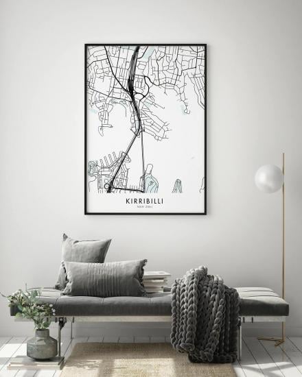 Sydney – Kirribilli Map Print - Chelsea Chelsea