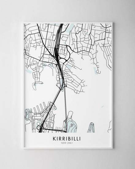 Sydney – Kirribilli Map Print - Chelsea Chelsea